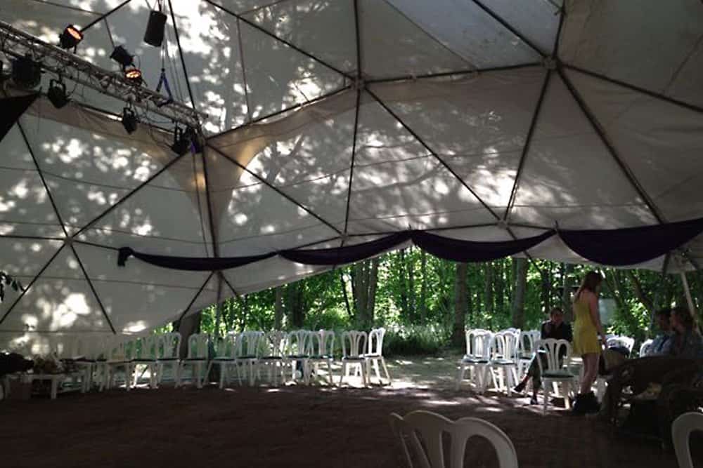 geodesic dome marquees for rent or sale - Lotus Domes UK